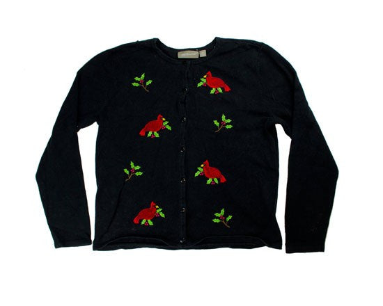 Birds On Watch Ugly Christmas Sweater| The Ugly Sweater Store- Vintage ...